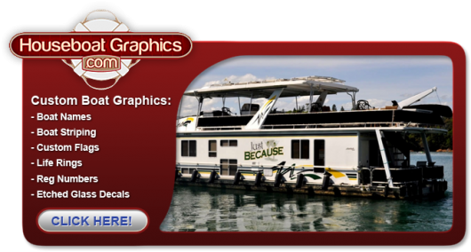 LRT Graphics | Houseboat Graphics | Houseboat Decals | Boat ...